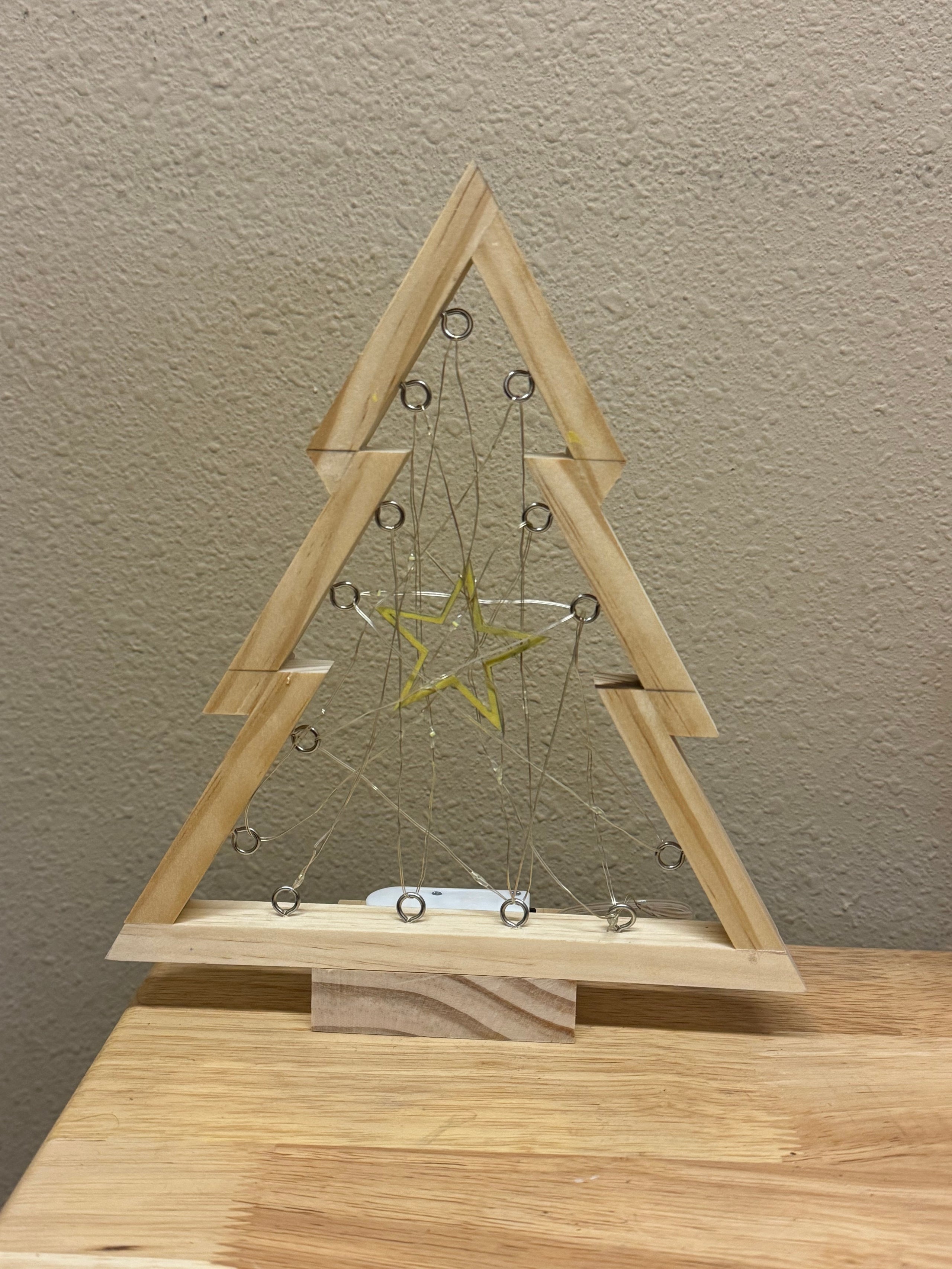 Light up wood Christmas tree | Your Shop